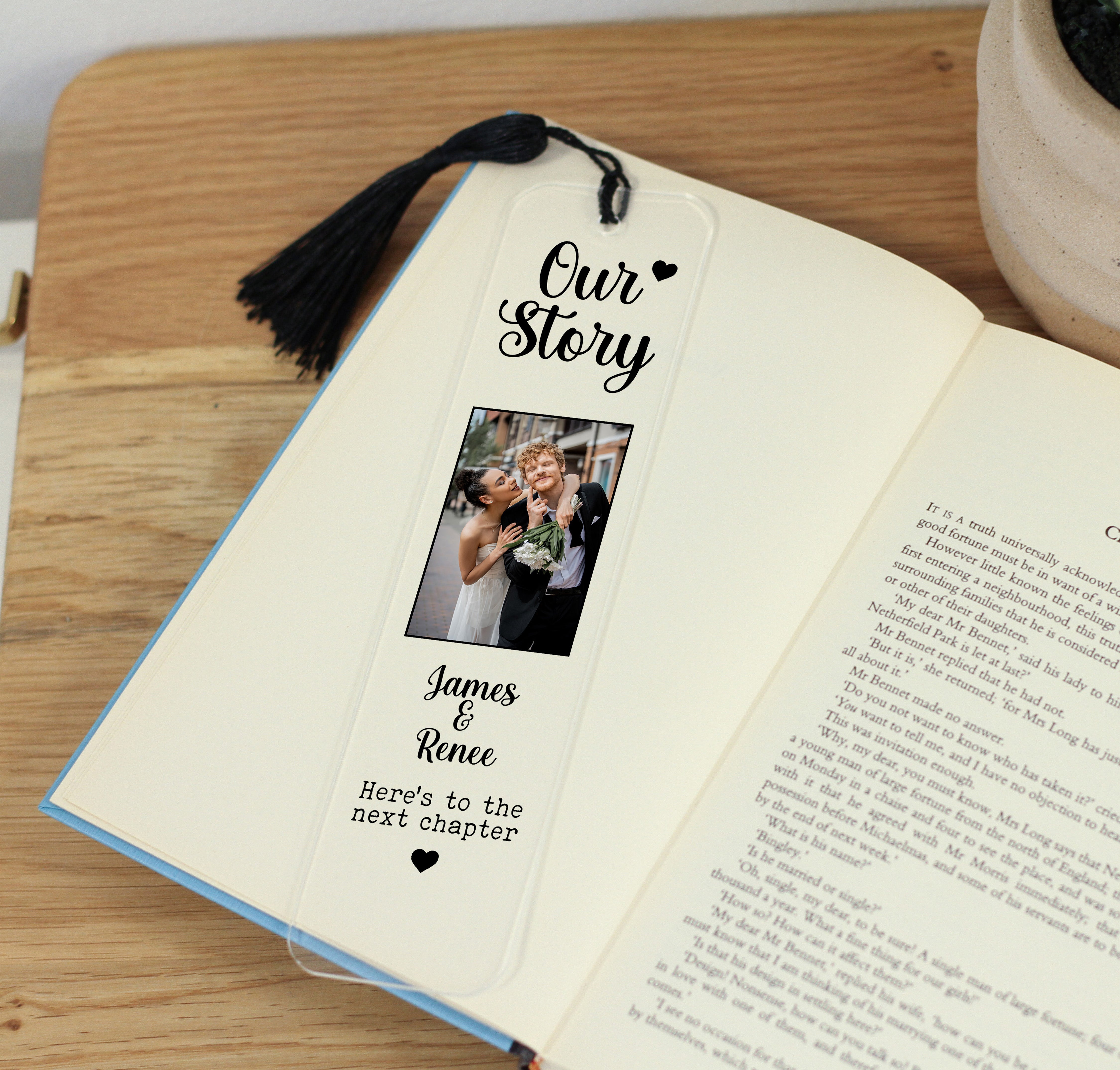 Personalised Our Love Story Photo Gift, Wedding Gift for Couple - Cust ...