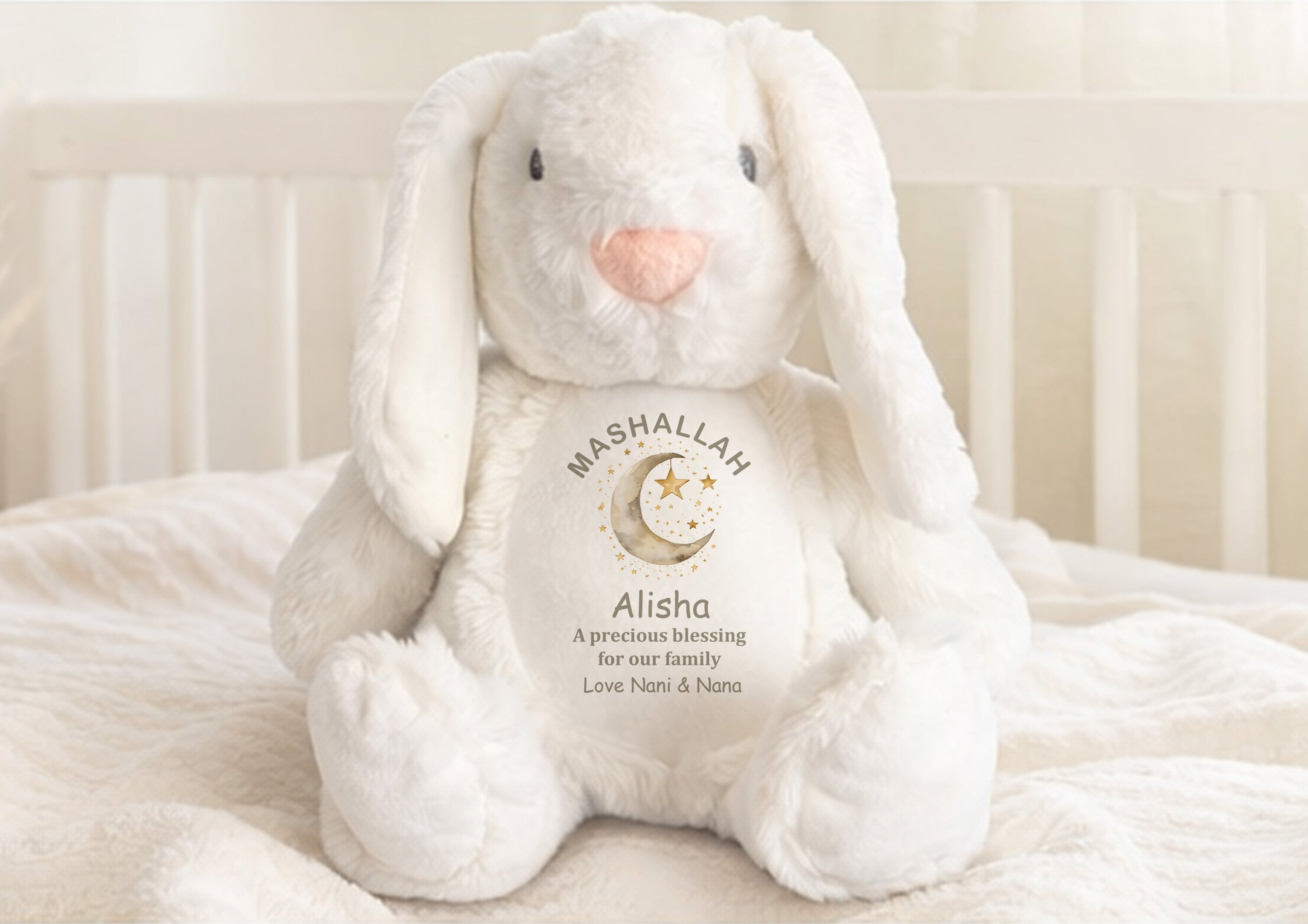 Personalised Mashallah Plush Toy | Islamic Baby Gift – PersonalisedBee