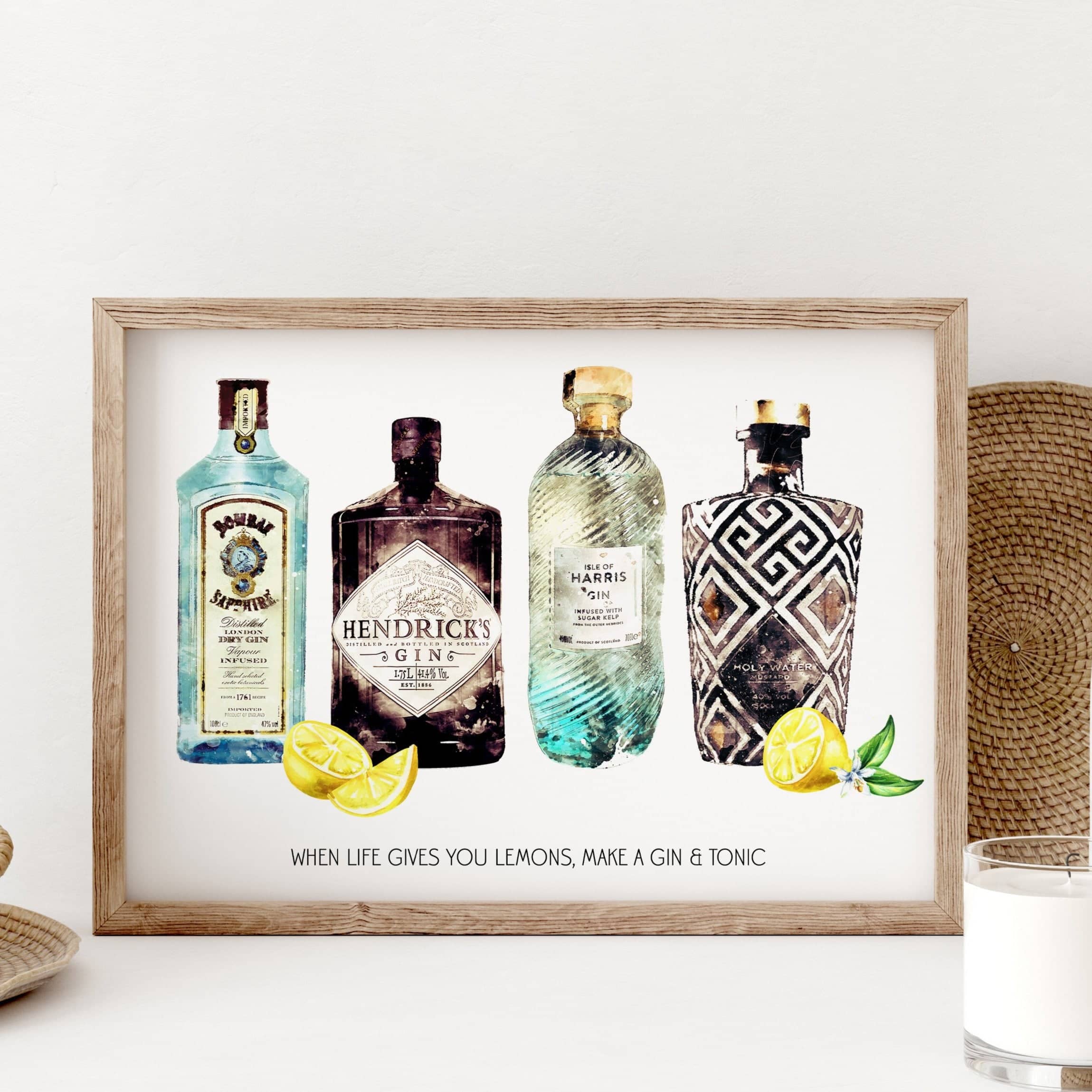 Bottle Of Gin Quotes Gin Is Always A Good Idea Double Wall Water