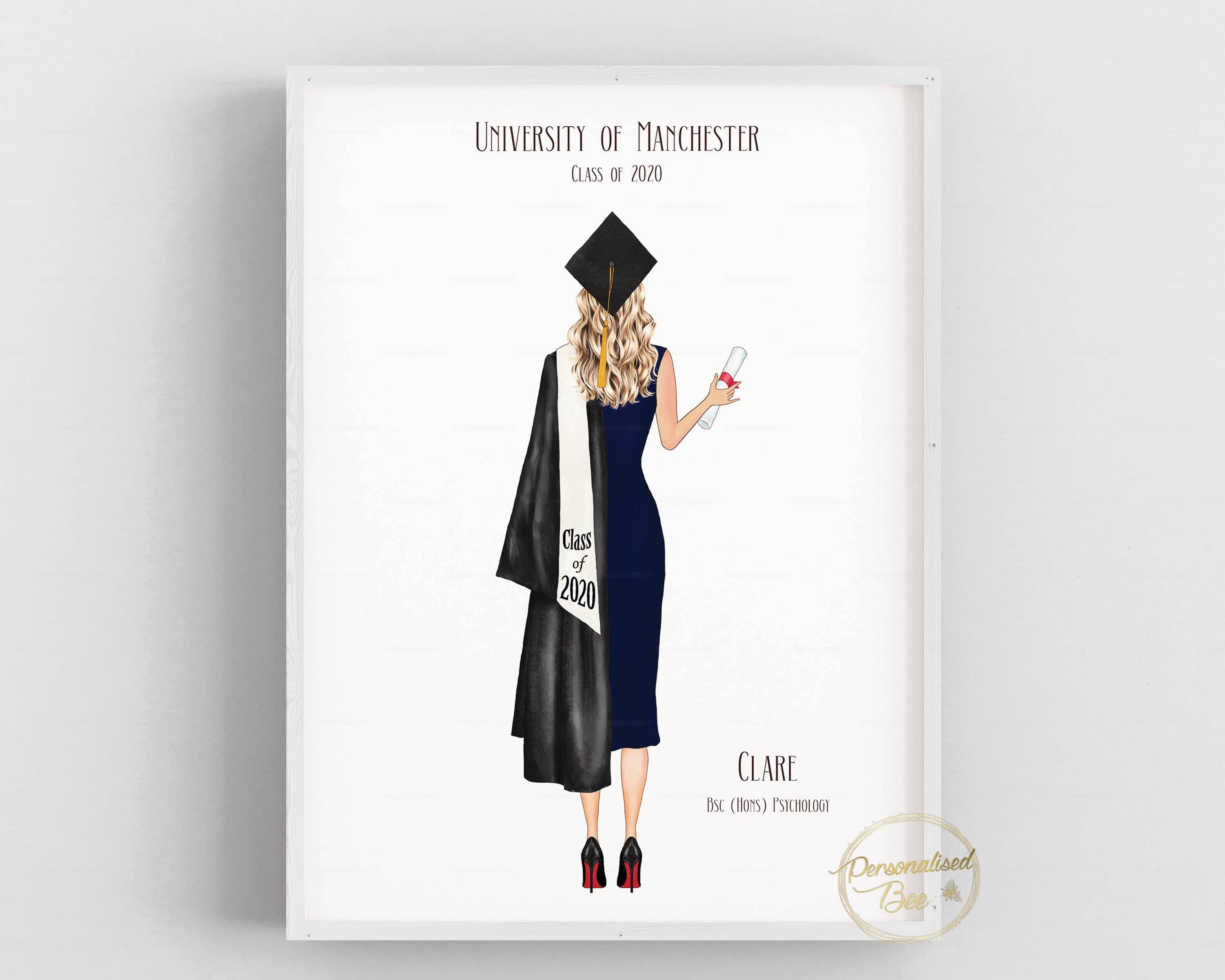 Graduation Print for Her - Personalised Print – PersonalisedBee